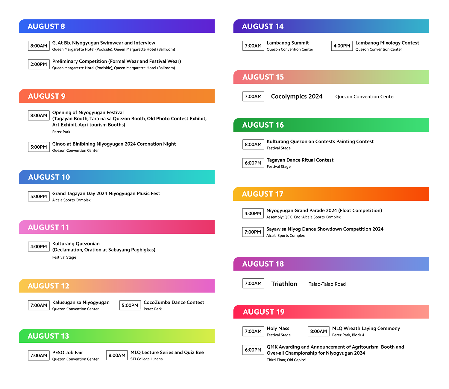 Niyogyugan Festival 2024